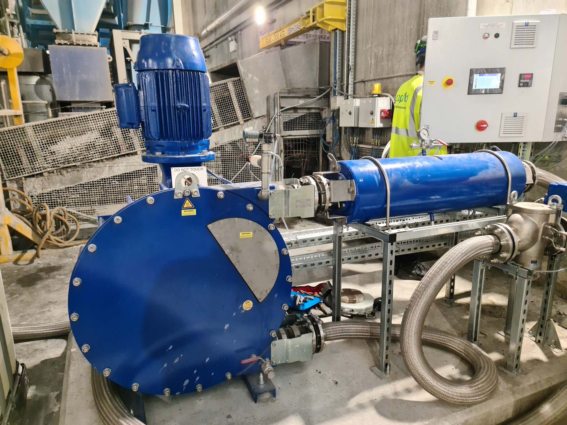 Custom Pump Solution For EfW Site - Tapflo Pumps UK